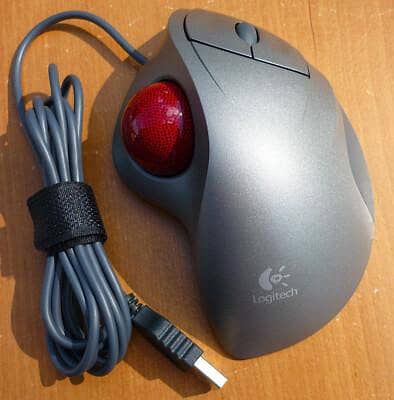 Logitech T-BB18 Classic TrackMan Trackball Mouse Ergonomic - Computer ...