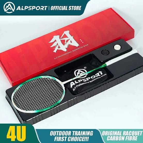 ALPSPORT 4U BADMINTON RACKET - Sports Equipment - 1106551323