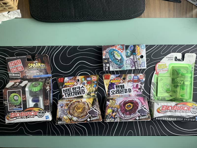 Original Takara Tomy and Hasbro Beyblades | Leone, Orion, Lynx - Toys ...
