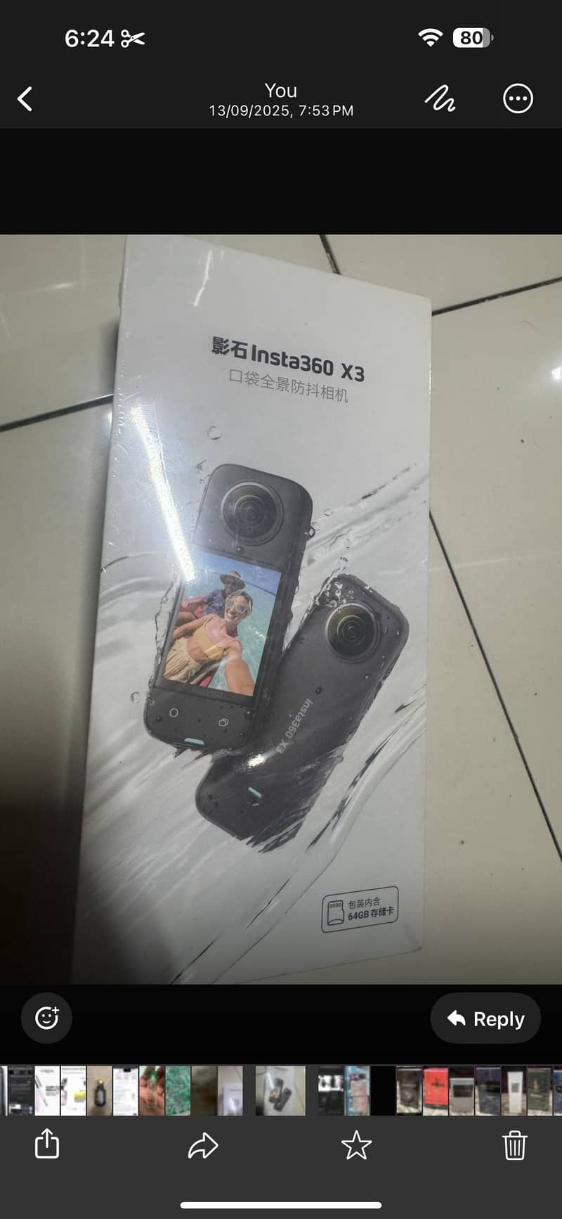 Insta 360 X3 Box pack - Other Accessories - 1106690984
