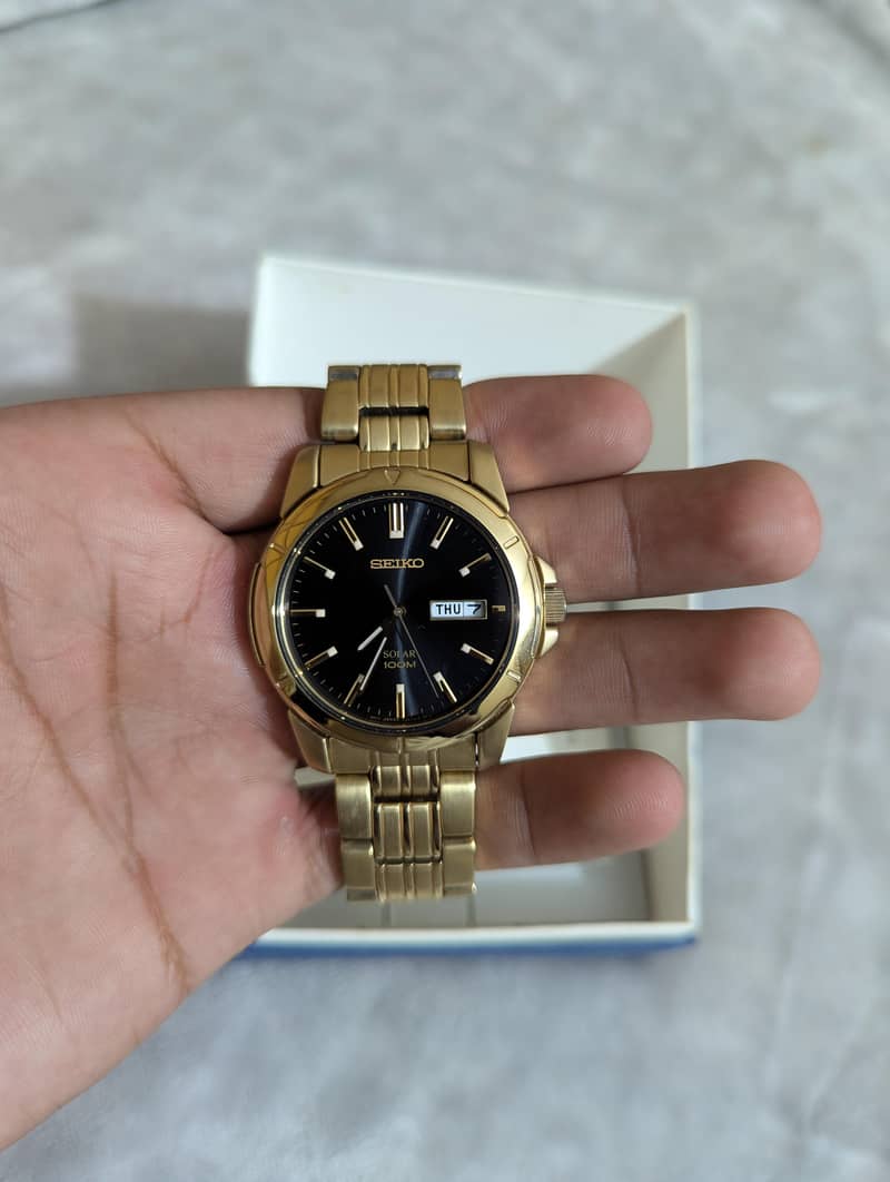 Seiko 5 Solar chargeable Wrist Watch For Sale - Watches - 1106736757