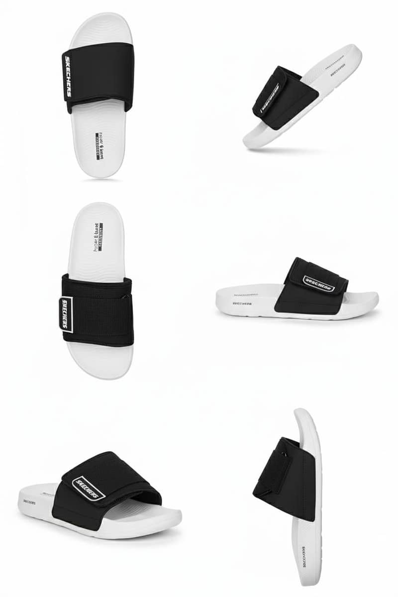 Skechers HYPER BURST™ Recovery Slide | White Cloud Comfort Slipper ...