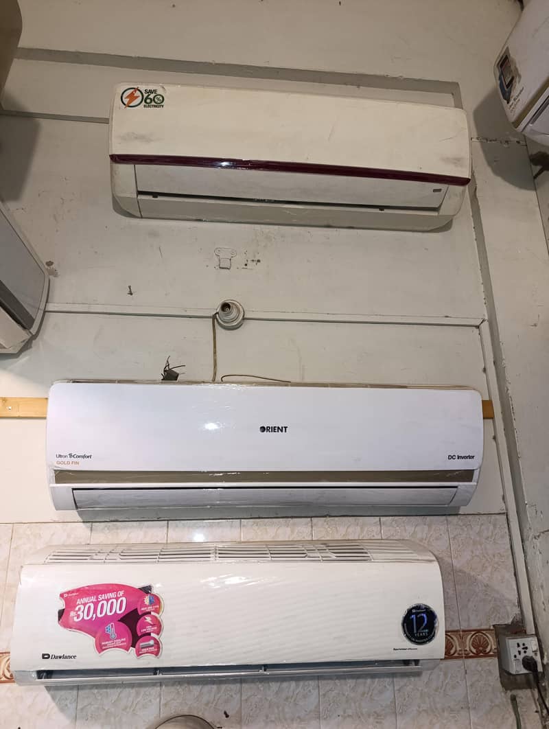 DC inverter AC / new stoke AC / Haier / gree / Kenwood/ dawlance/ Ac ...