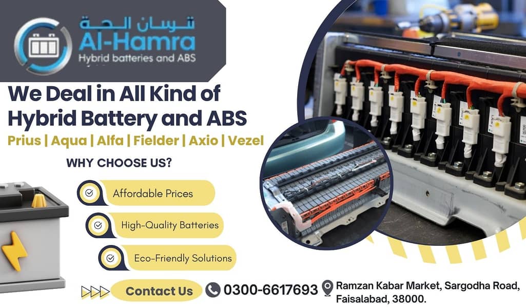 Toyota Hybrid Car Batteries | Aqua| Prius| Axio| Car Battery |Hybrid ...