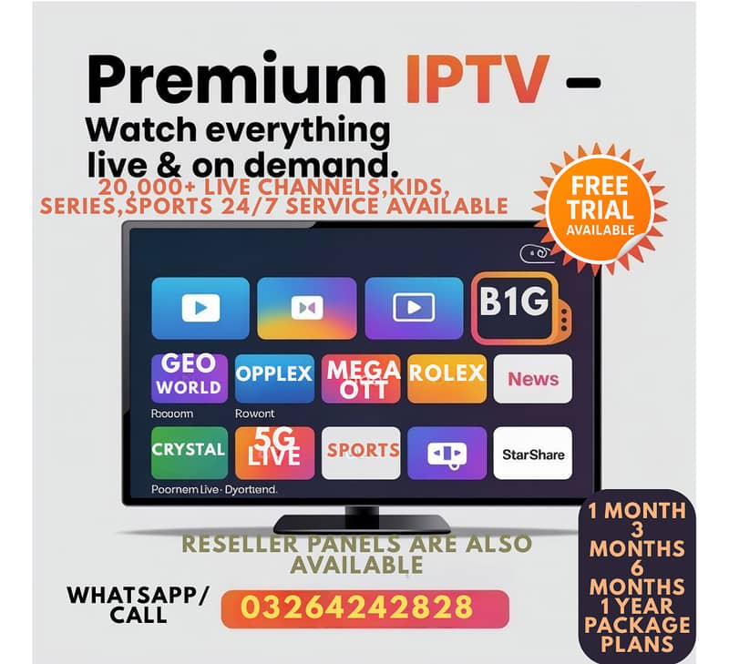 IPTV Premium Service – Opplex, Starshare, Mega, Geo, B1G, Crystal ...