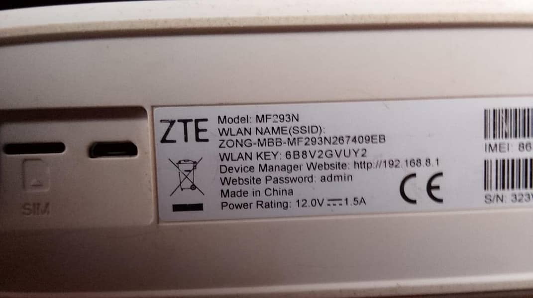 Zong Bolt Ulta 4G ZTE Router MF293N - Networking - 1107068467
