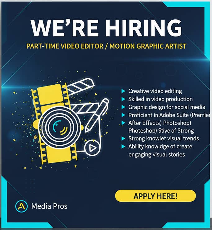 Video Editor | Graphic Designer | Video Maker - Graphic Design Jobs ...