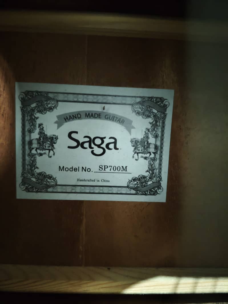 Original SAGA Guitar - Musical Instruments - 1107273226