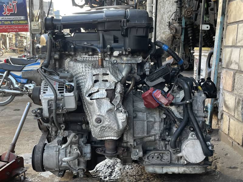 Toyota Vitz 1KR complete engine with cvt transmission. - Engines ...