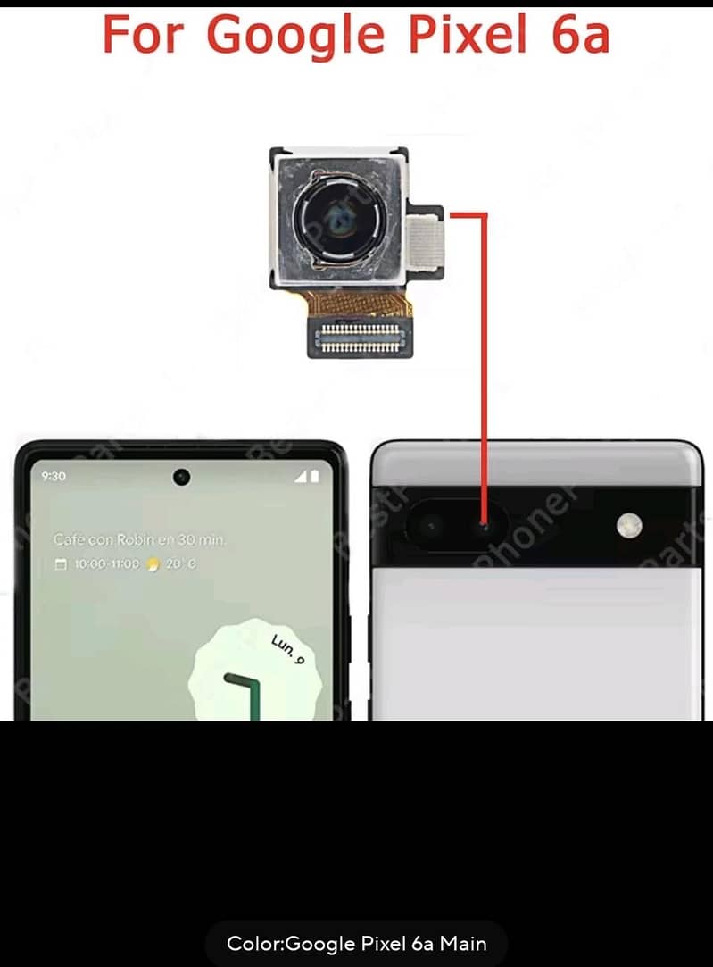 Google Pixel 6a Main Camera Lens - Smartphone Lenses - 1107337857