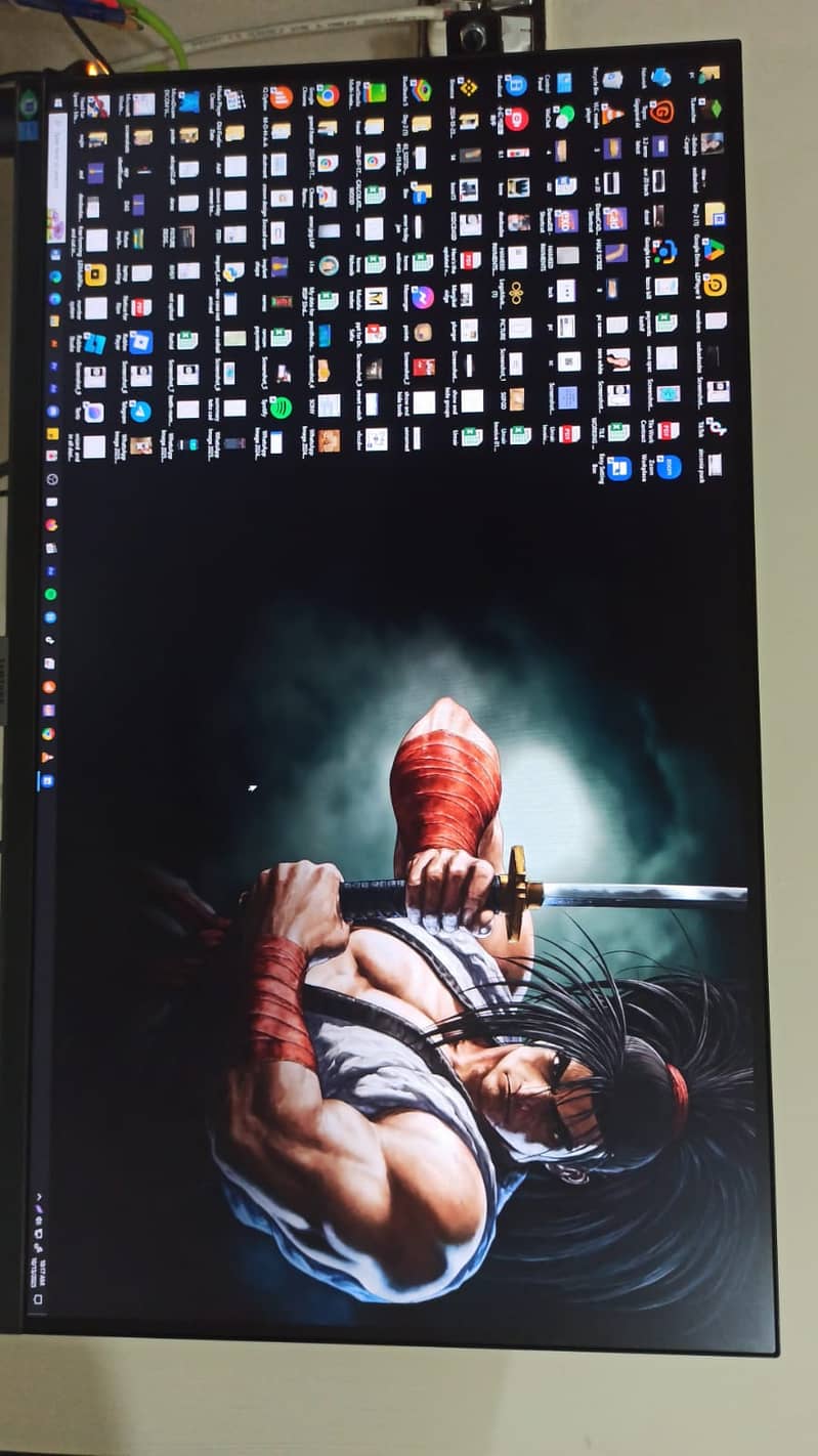 samsung 75 hz 2k 27" QHD IPS monitor Flexible Mechanical Arm included ...