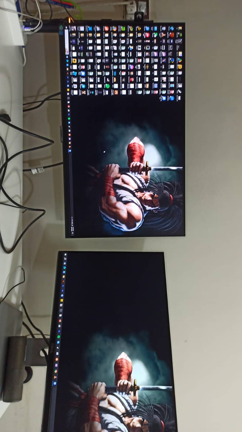 samsung 75 hz 2k 27" QHD IPS monitor Flexible Mechanical Arm included ...