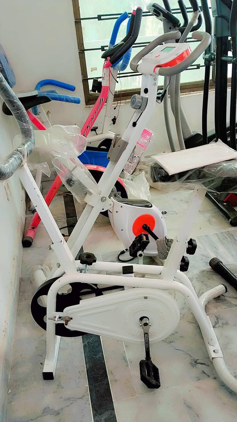 exercise cycle elliptical machine cross trainer magnetic upright bike ...