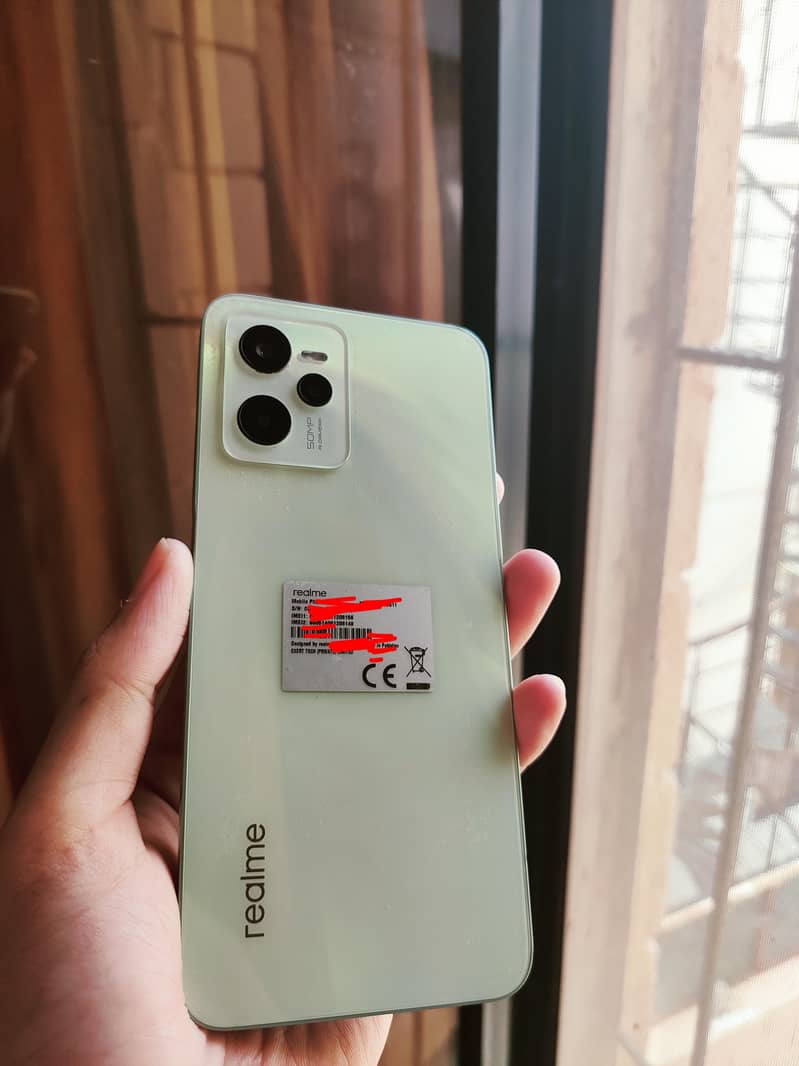 Realme c35 lime green back - Mobile Phones - 1107604224
