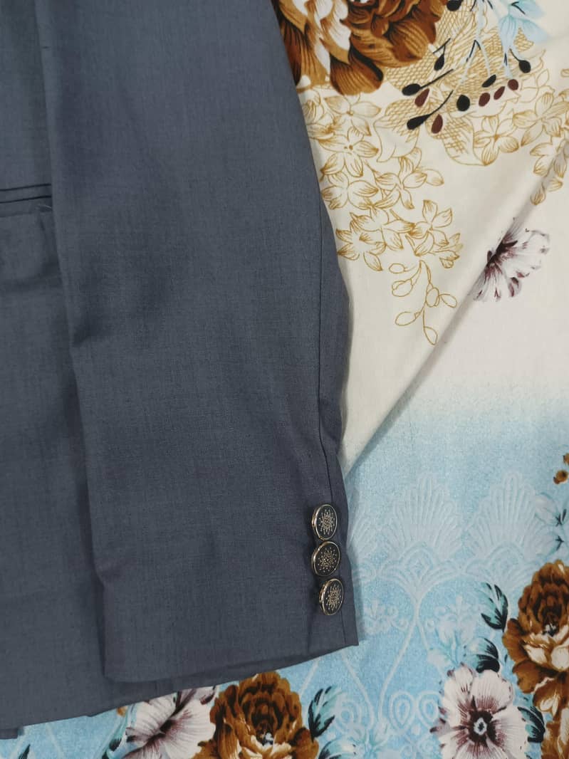 3 piece pent coat in gray color with beautiful tie for sale - Western ...