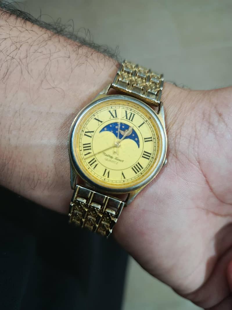 VINTAGE MATHEY TISSOT MOON PHASE WATCH RARE ORIGINAL - Watches - 1107818705