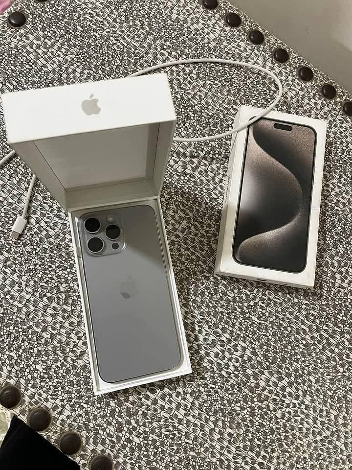 Apple iPhone 15 Pro Max with box 256Gb - Mobile Phones - 1107824314