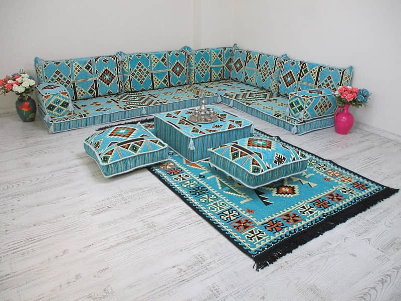 Majlis sofa //Arabic Majlis //Arabic Floor Sofa Set //Arab Majiis Sofa ...