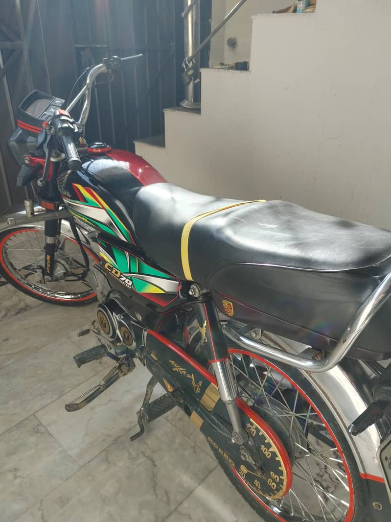 Honda cd 70 22 model original modified bike - Standard - 1108021540