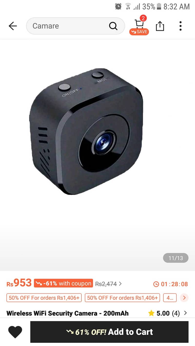 wireless security camera 20 MG Maini portable camera - CCTV Cameras - 1108258022