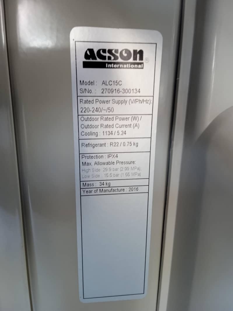 ACSON 1 TON NON INVERTER - Air Conditioners - 1108270570