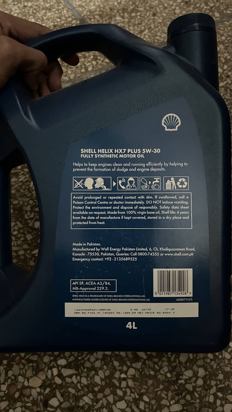 Engine oil shell 5W-30 - Engine Oil - 1108401622