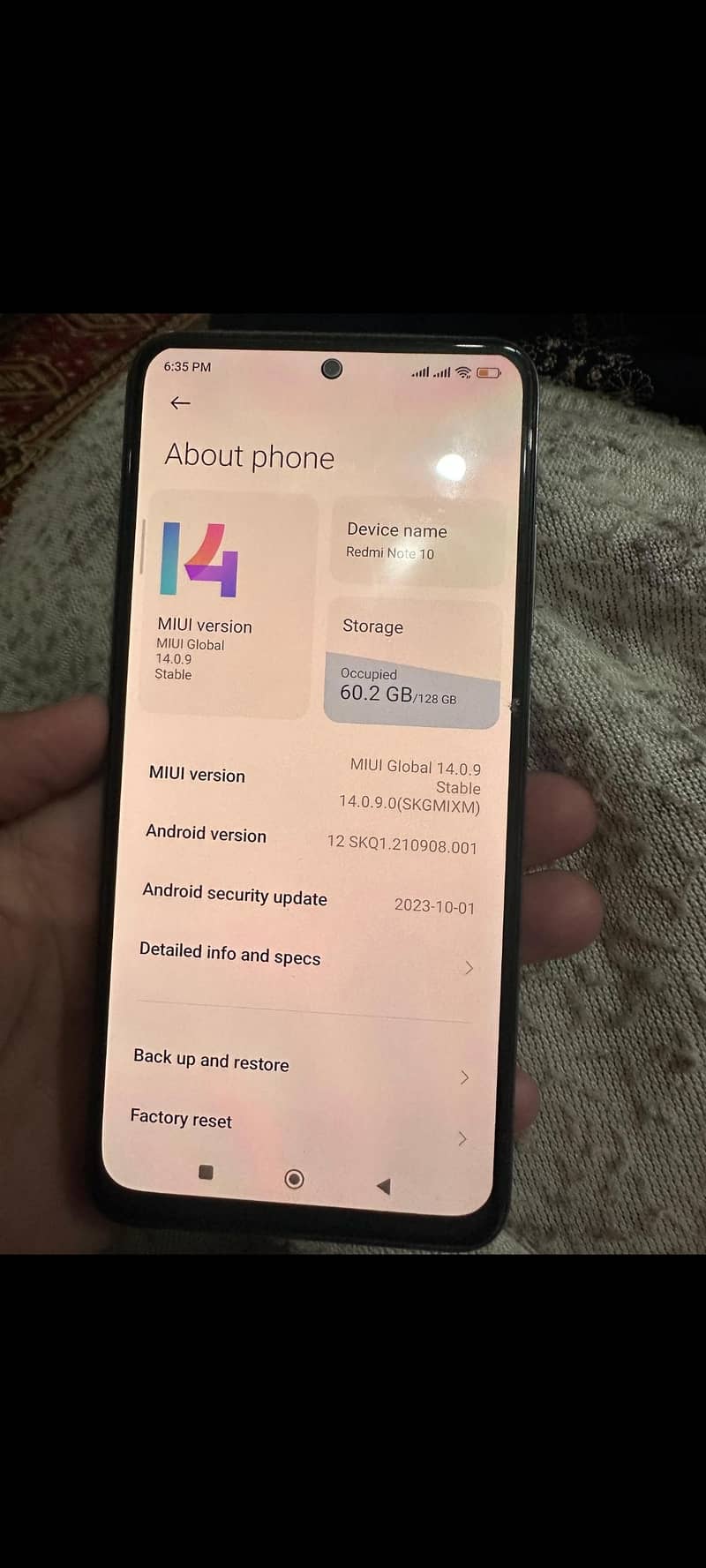 redmi note 10 with box emulate display - Mobile Phones - 1108470410