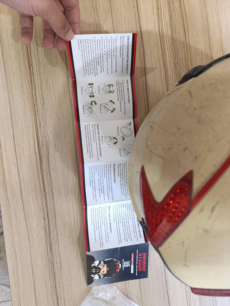 Studds Helmet DOT Certified original imported with manual - Helmets ...