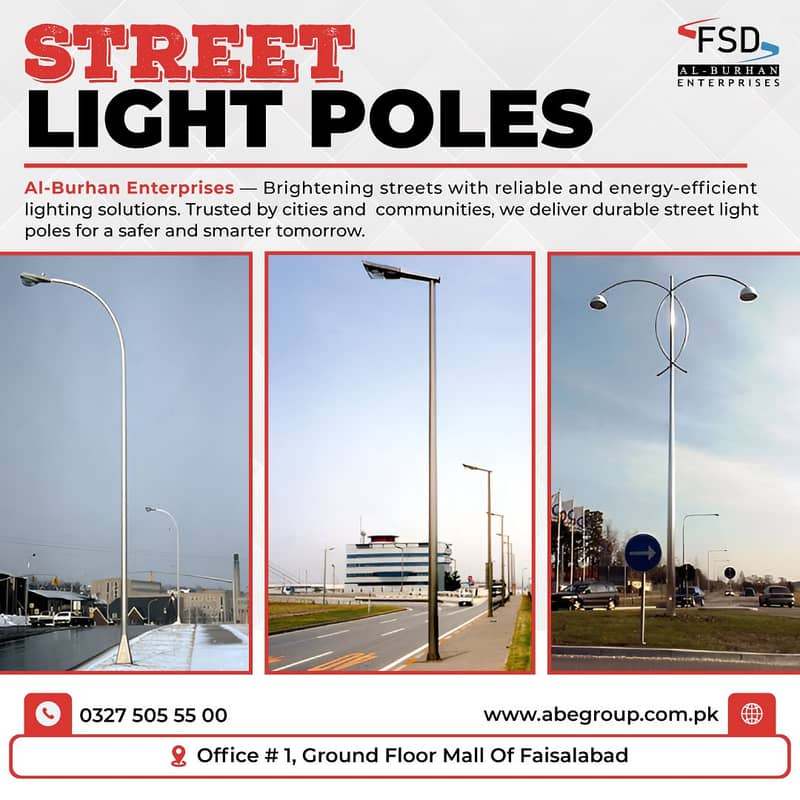 Poles / Street Lights Poles / Lt Poles / HT Poles / Wapda Steel Poles ...