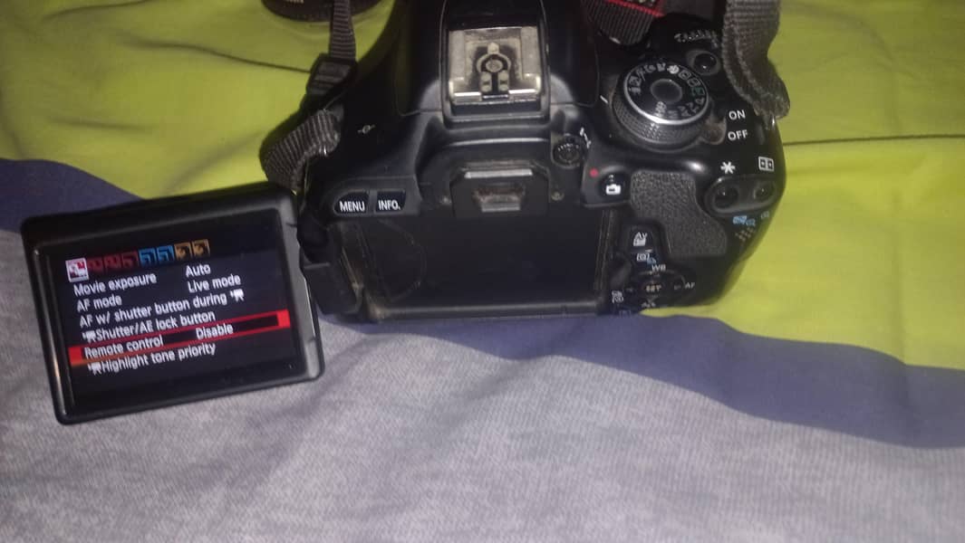 Canon 600 D DSLR Camera, 9.5/10with 2 lenses, shutter count 7.4k ...