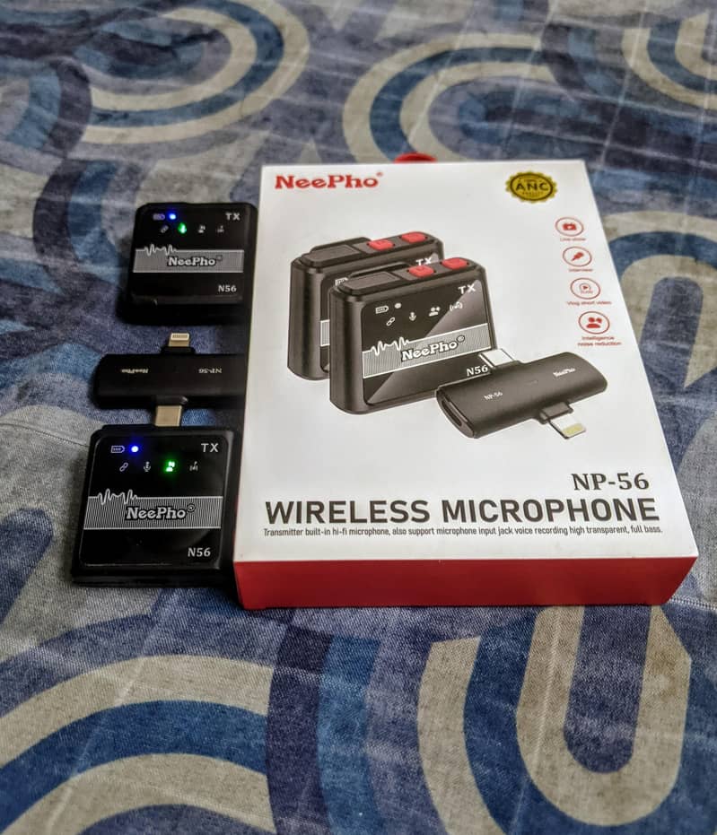Dual Wireless Microphone Neepho NP-56 - Microphones - 1108536341