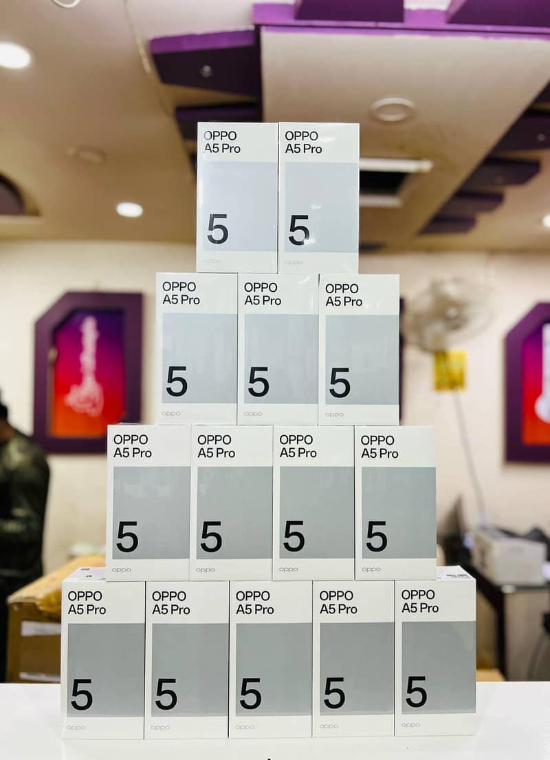 Oppo Phones Box Pack | A5i | A5 | A3 | A6 Pro | Reno 13 | Reno 14 ...