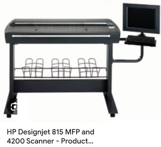 HP DesignJet T1100 & HP DesignJet 815 MFP wide-format printer - Farm ...