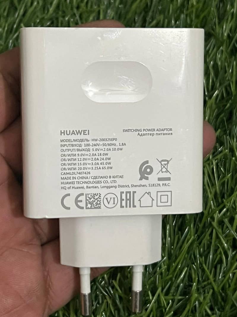HUAWEI 65 W ORGINAL CHARHER WITH C TO C CABLE - Chargers - 1108633959