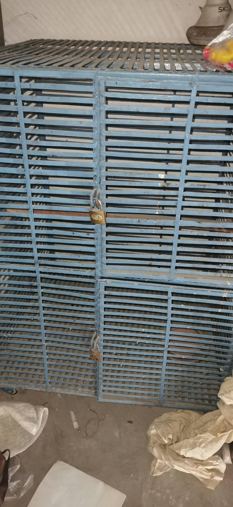 Double Portion Iron Parrot Cage 3.3. 4 ft strong & full fresh - Hen ...