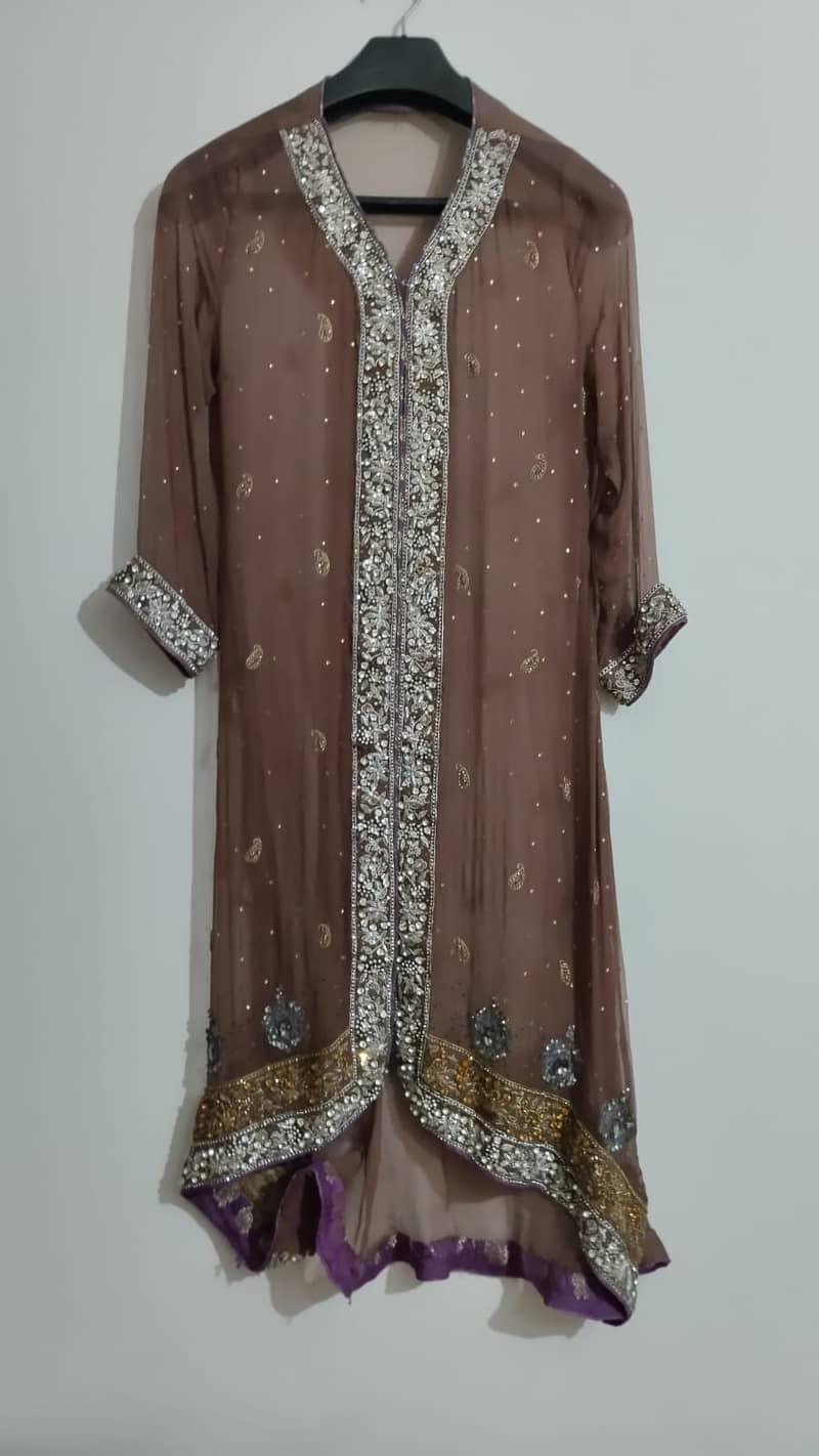 Shararah Gown suit (4 pc) - Eastern - 1108762568