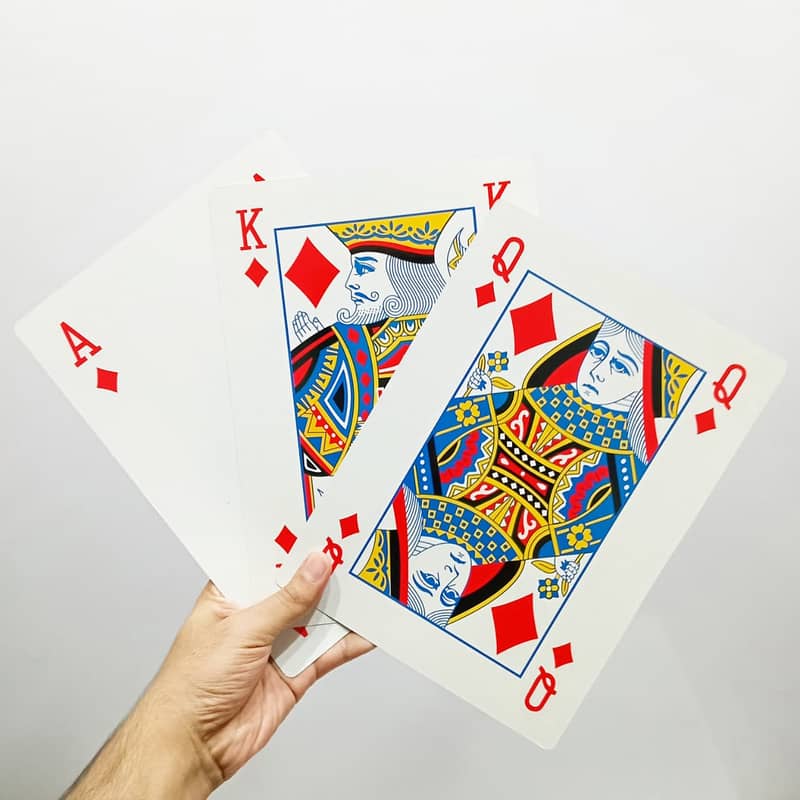 Giant Jumbo Extra-Large Playing Cards | Perfect for Decorative Display ...