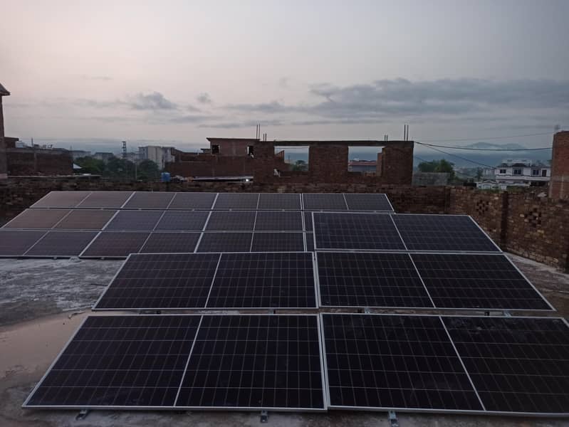 Solar Inverter 6KW Hybrid itel+ 9 Solar Panels+L3 stands+solar wire ...