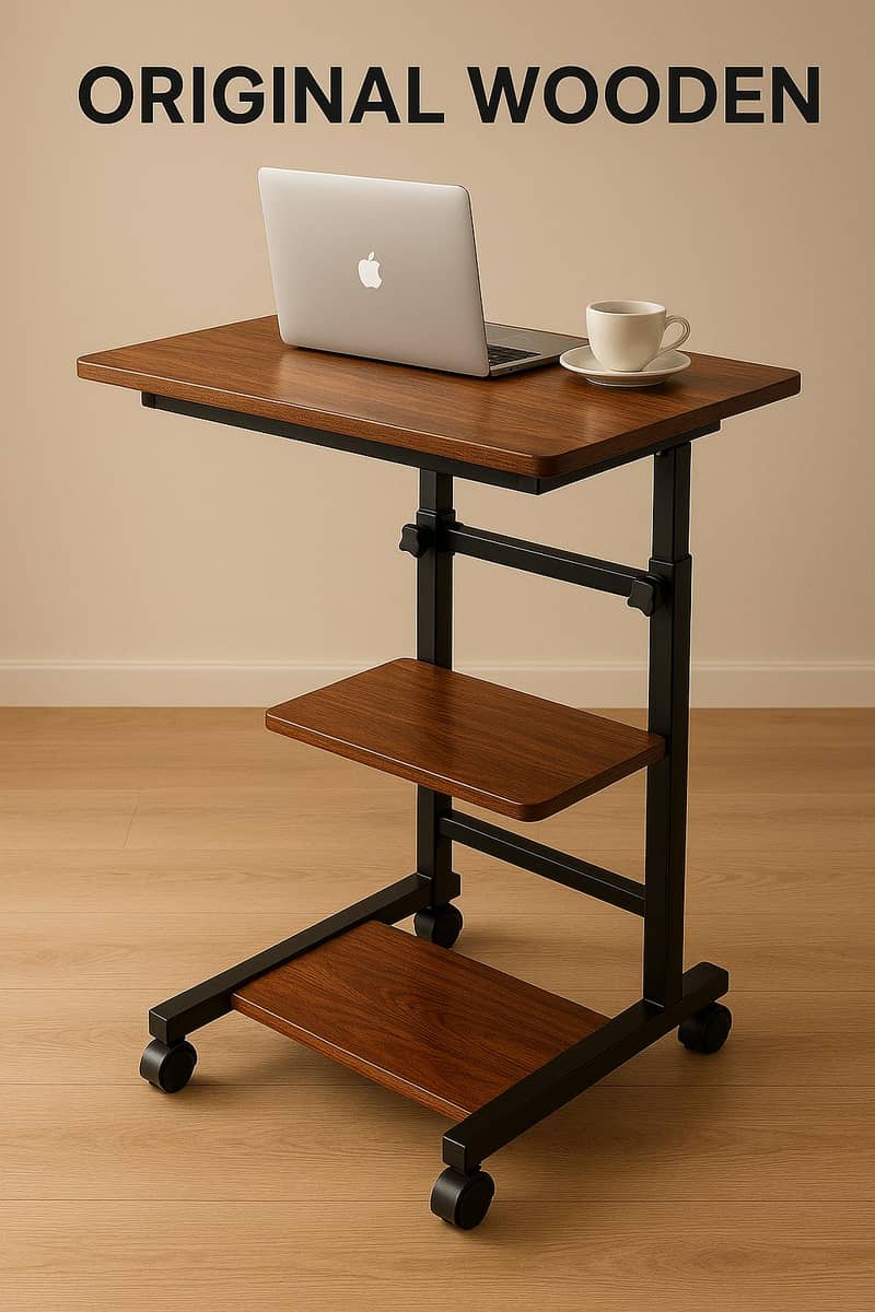Solid Wood Laptop Table | Wooden Study Table | ALL time avble Table ...