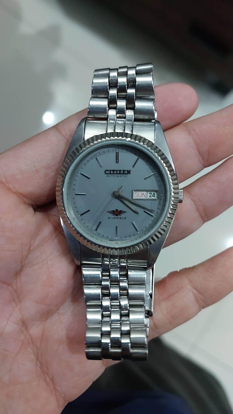 Citizen 21 Jewels Gray Dial Mens Watch - Watches - 1108863200