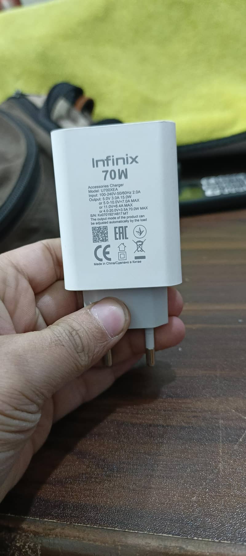 Infinix Tecno 70W Charger - Chargers - 1108864898
