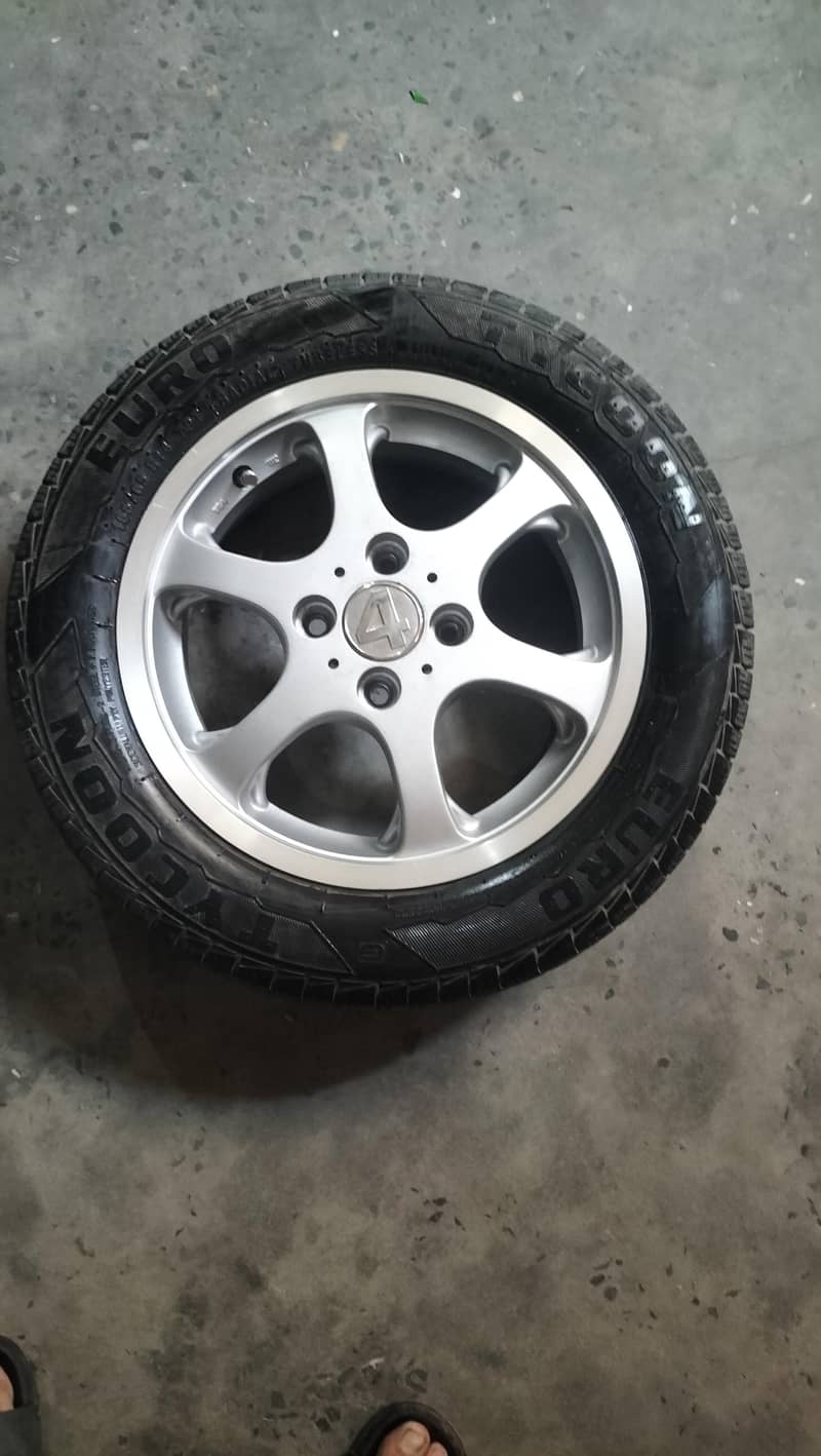 14 inch only Alloy Rims with out tyres. - Tyres - 1108904407