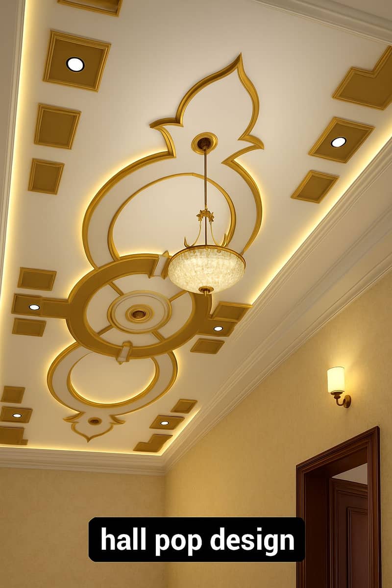 POP False Ceiling/Gypsum Ceiling/Dampa Ceiling/Cement Board/Paint work ...