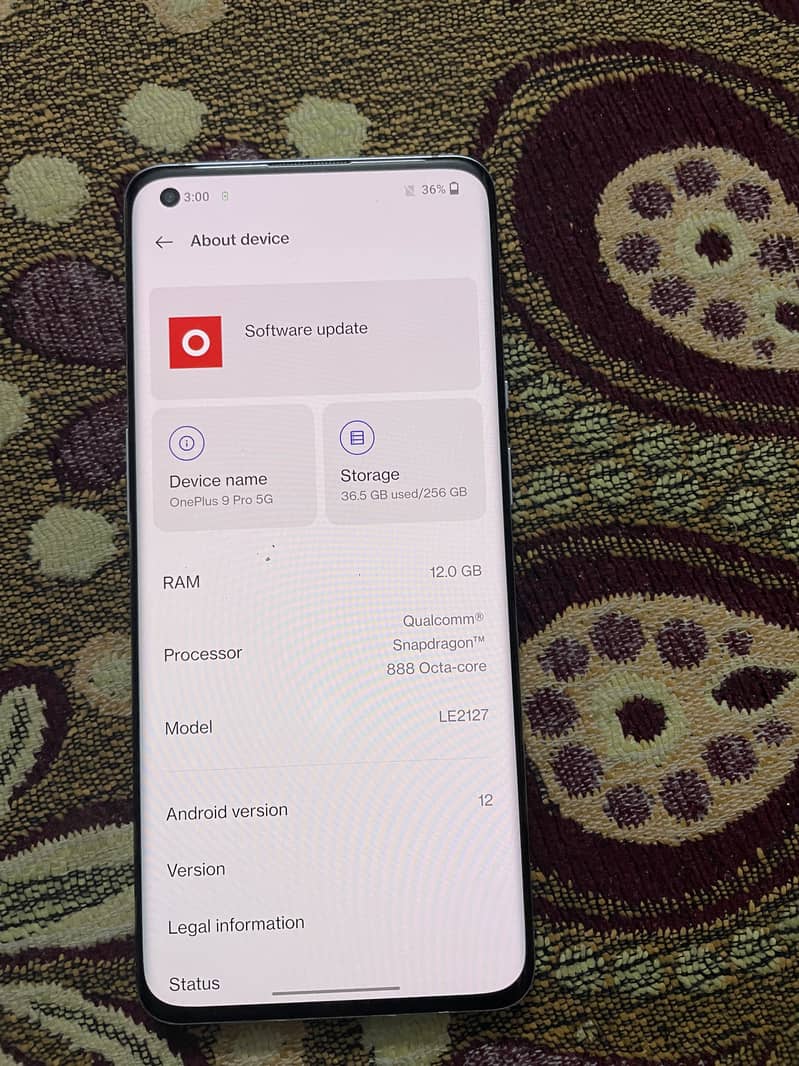 One plus 9 pro 12 gb 256 gb pta - Mobile Phones - 1108930071