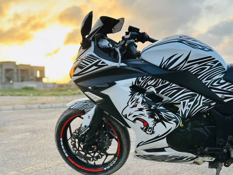 Kawasaki zx3r replica bike dual cylinder | urgent sale - Sports & Heavy ...