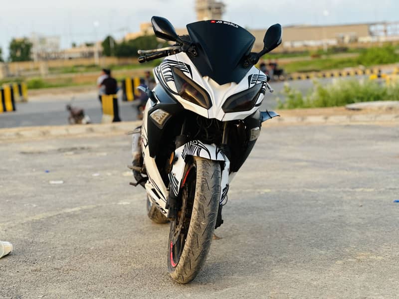 Kawasaki zx3r replica bike dual cylinder | urgent sale - Sports & Heavy ...