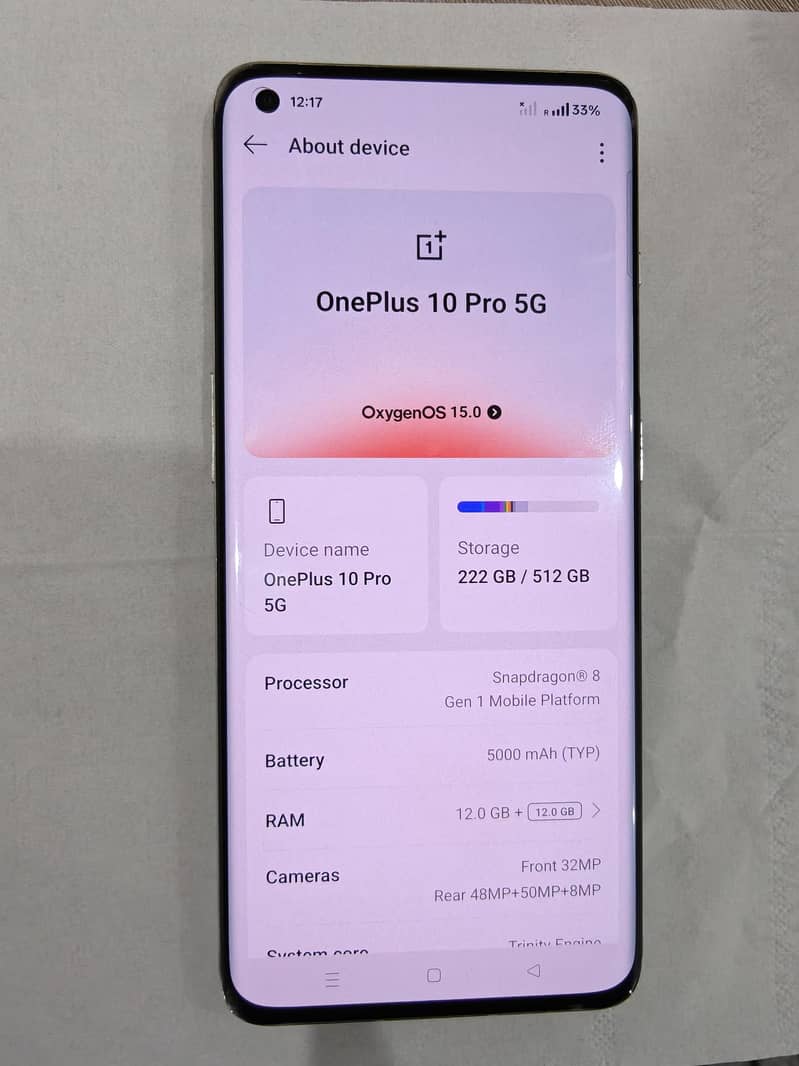 OnePlus 10 pro 512 GB - Mobile Phones - 1108999620