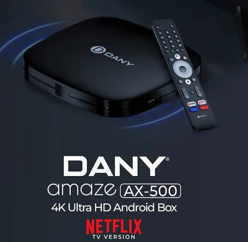 Dany amaze 500 android tv box | Android 15 | smart box | 4k ultra hd ...