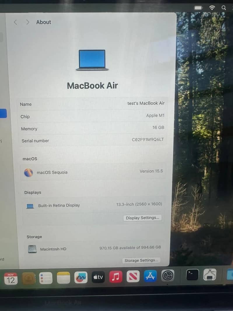 macbook air M1 16gb/1tb - Laptops - 1109084511