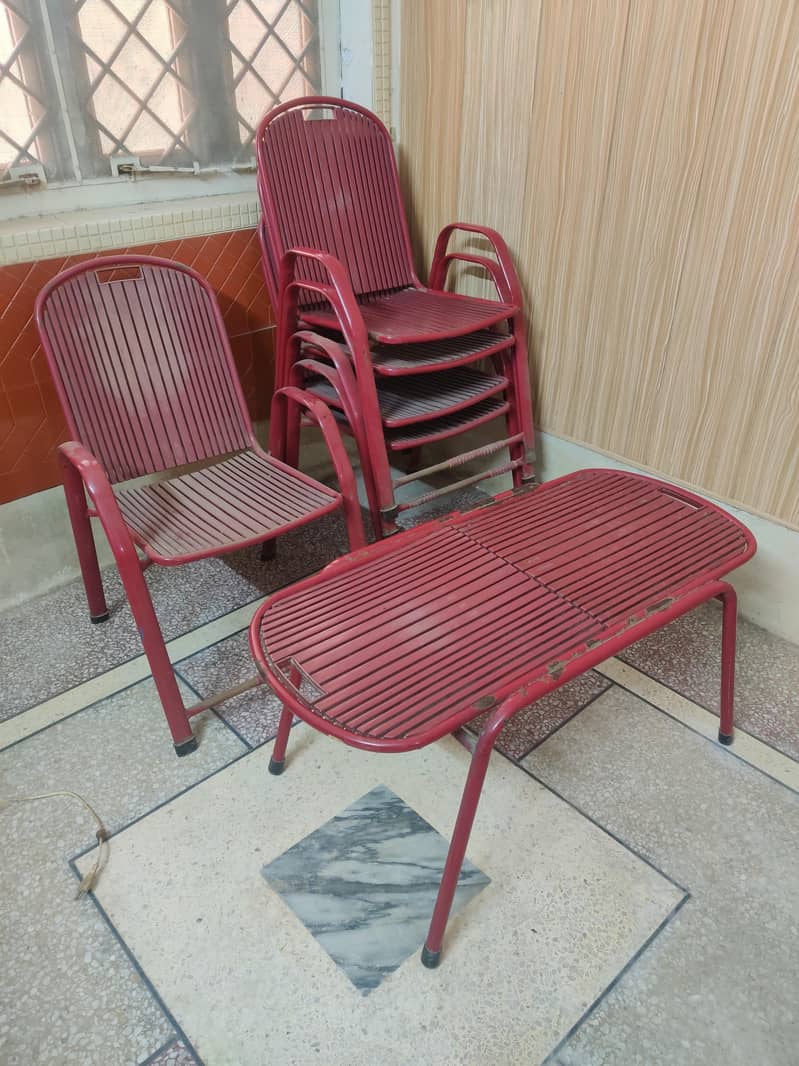Citizen company plastic steel Chairs table set for sale - Chairs ...
